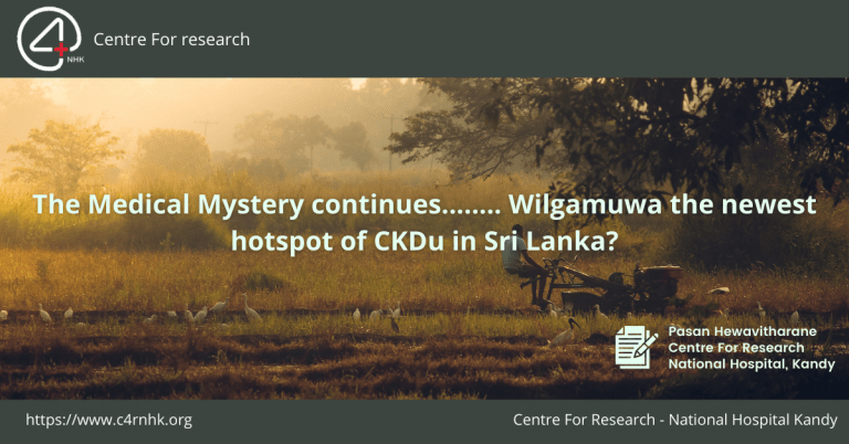 The Medical Mystery continues........ Wilgamuwa the newest hotspot of ...